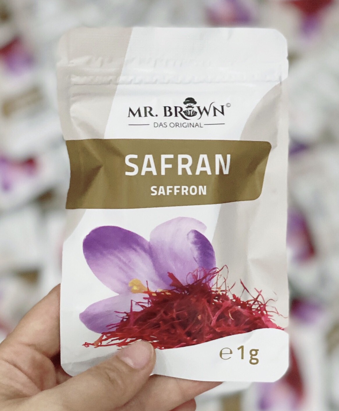 Nhụy hoa nghệ tây Mr. Brown Safran Saffron, 1g - Hàng Đức LiebeShop.com