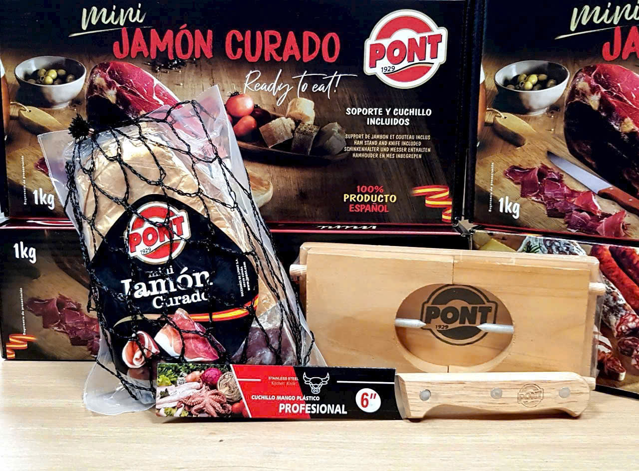 Đùi heo muối Mini Pont Jamon Curado, 1 kg - Hàng Đức LiebeShop.com