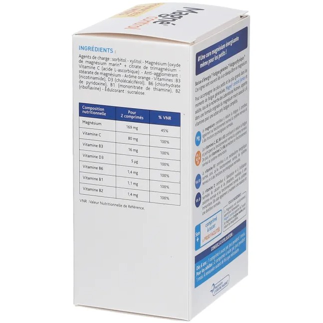 Viên ngậm Nutreov Magné Control Junior & Adultes Magnesium Marine bổ ...